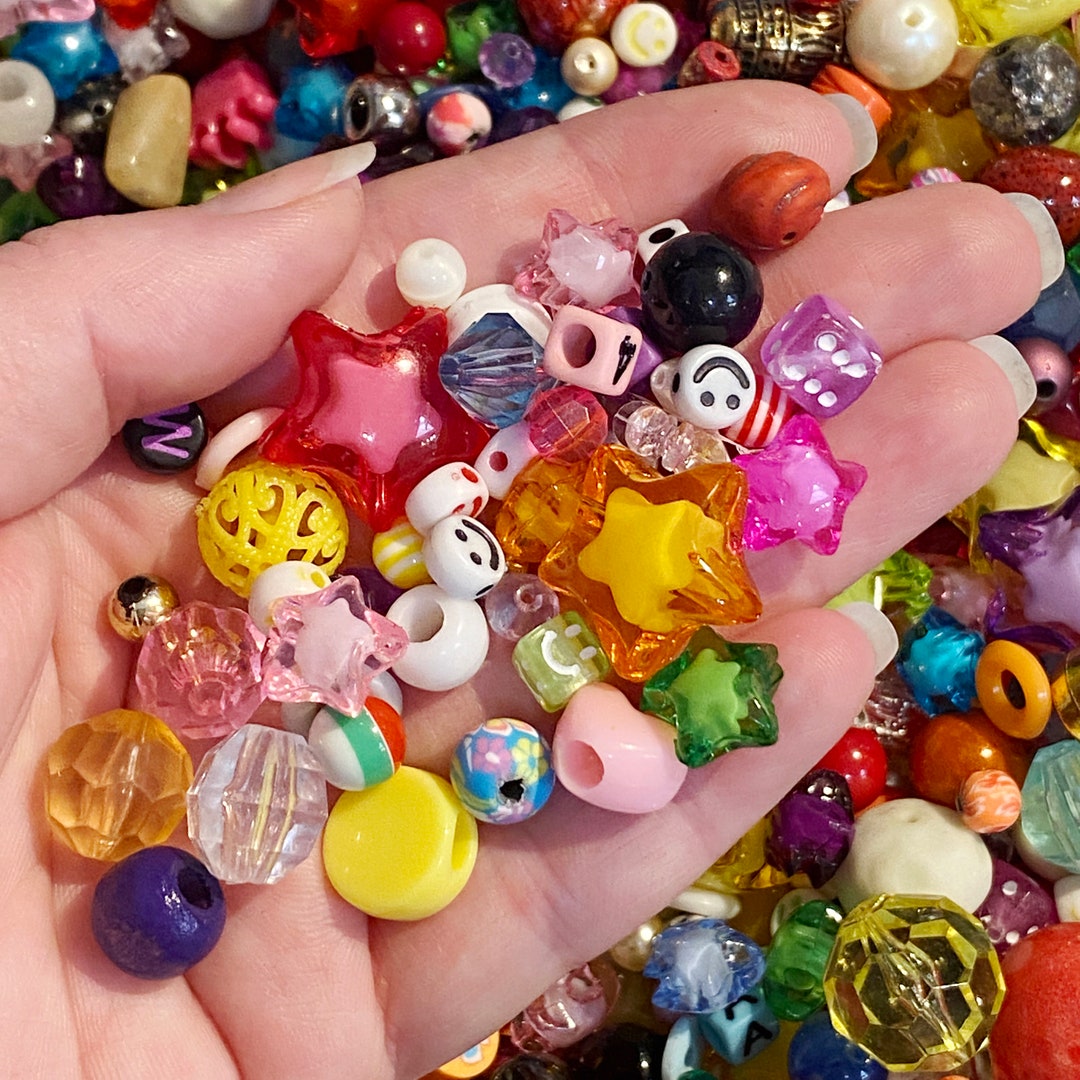 The ULTIMATE Plastic Bead Mix – Rainbow Treasure (70g) (B629) - Etsy