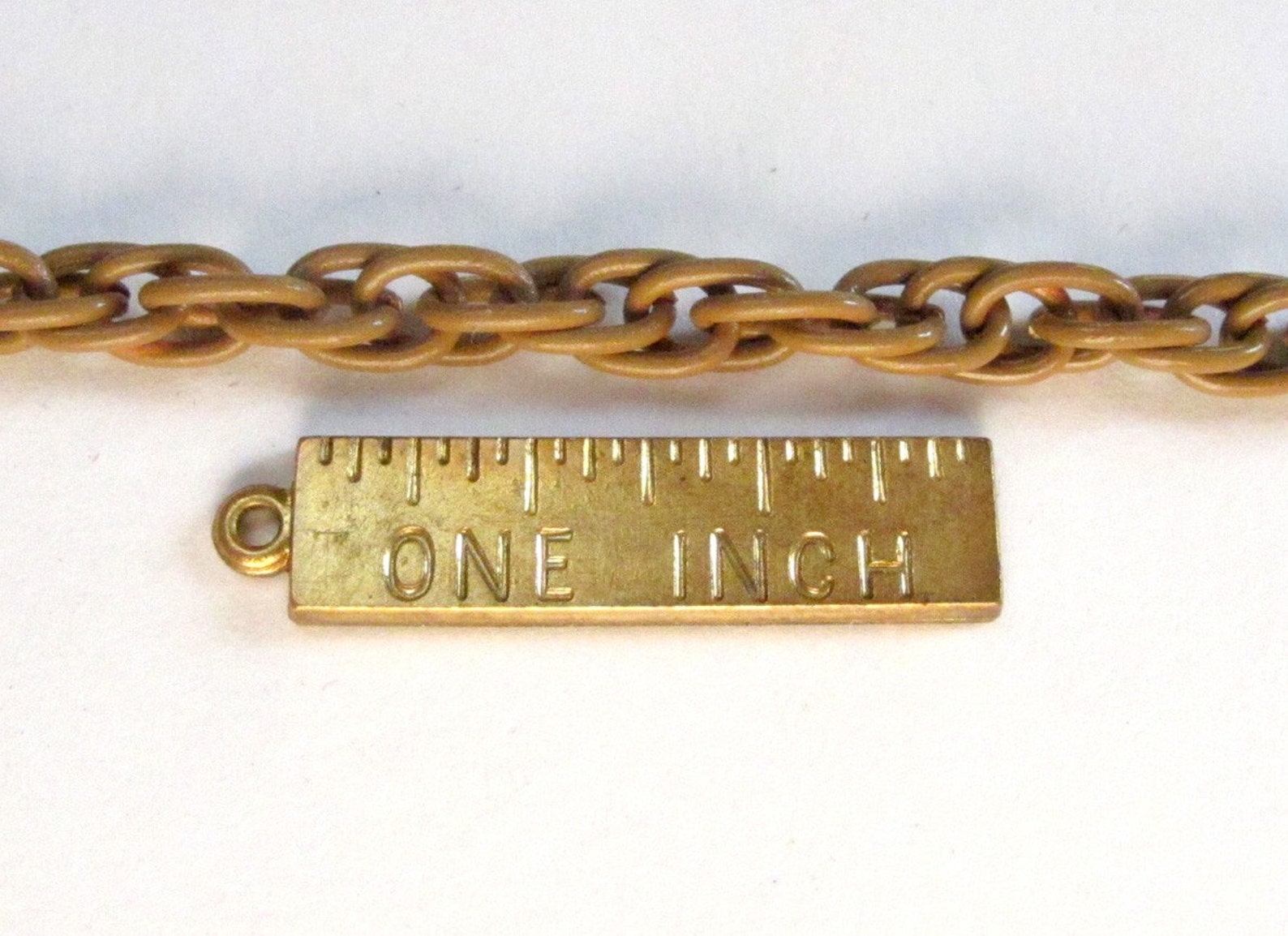 Vintage Brown Enamel Rope Chain 3 Feet C625 SALE 25% Off | Etsy