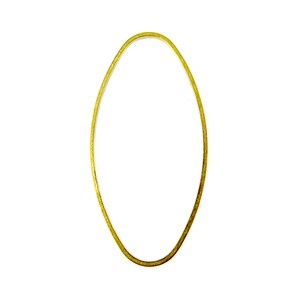 Large Raw Brass Oval Shape Wire Charms 20x K208-A - Etsy