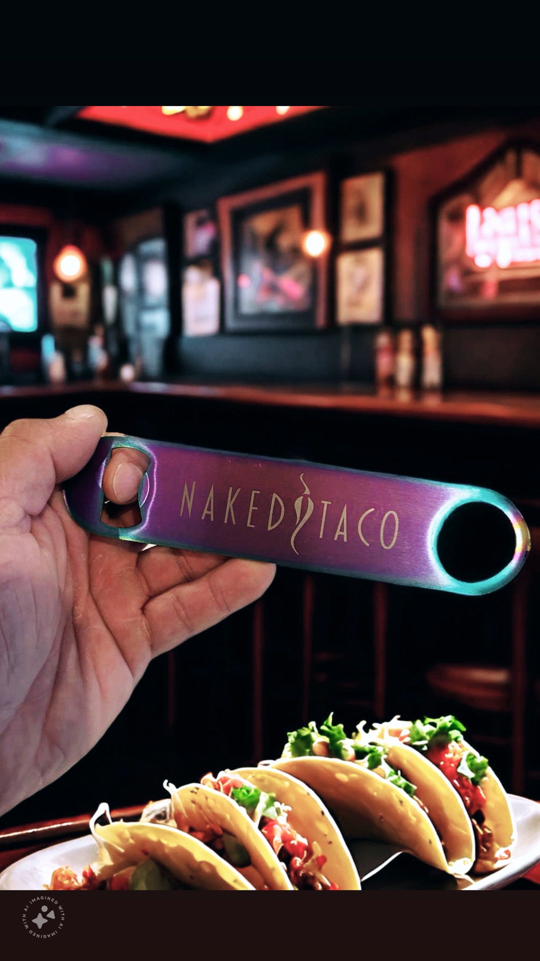 Custom Engraved Bar Key - Bottle Opener - 7” Heavy Duty - Various ...