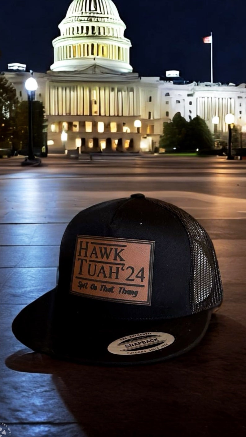 Hawk Tuah 24 Trucker Hat Flat Bill - Etsy