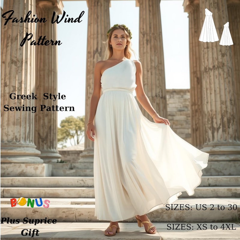 Goddess Dress Pattern - Etsy