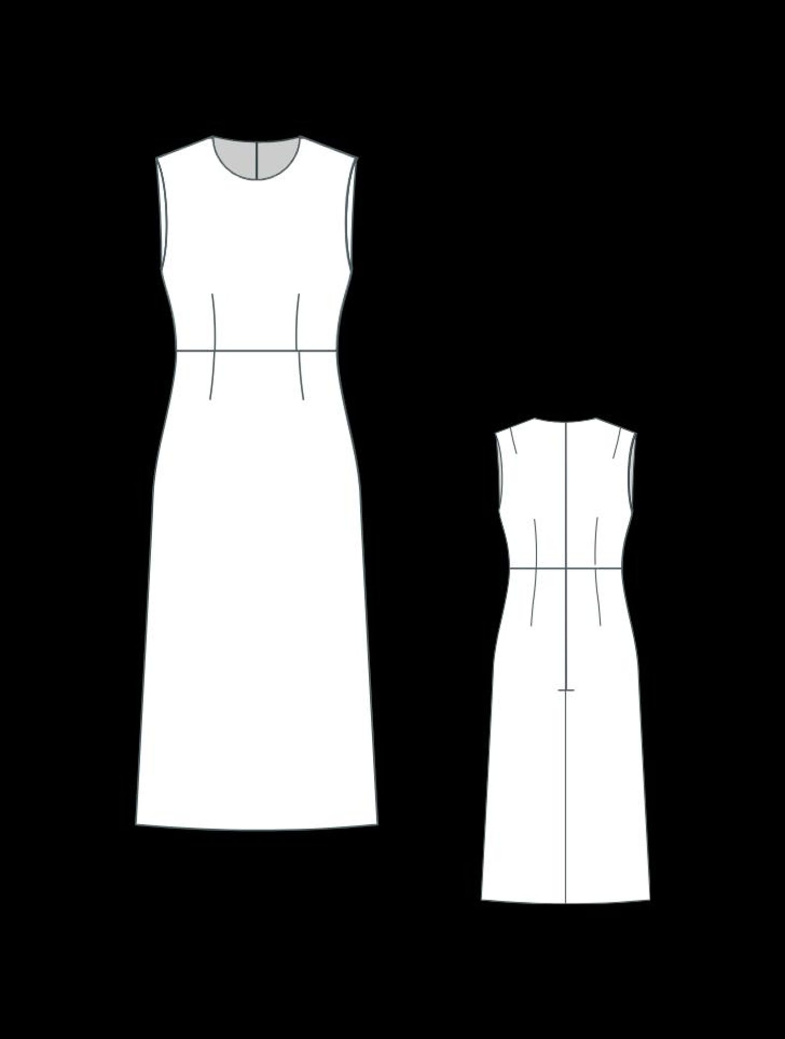 A-line Linen Dress Sewing Pattern: Cottagecore Style (US 2-30) - Etsy