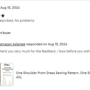 One Shoulder Prom Dress Sewing Pattern: XS-4XL (PDF Pattern) - Etsy