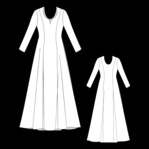 Medieval Princess Dress Sewing Pattern: Renaissance Costume (XS-4XL ...