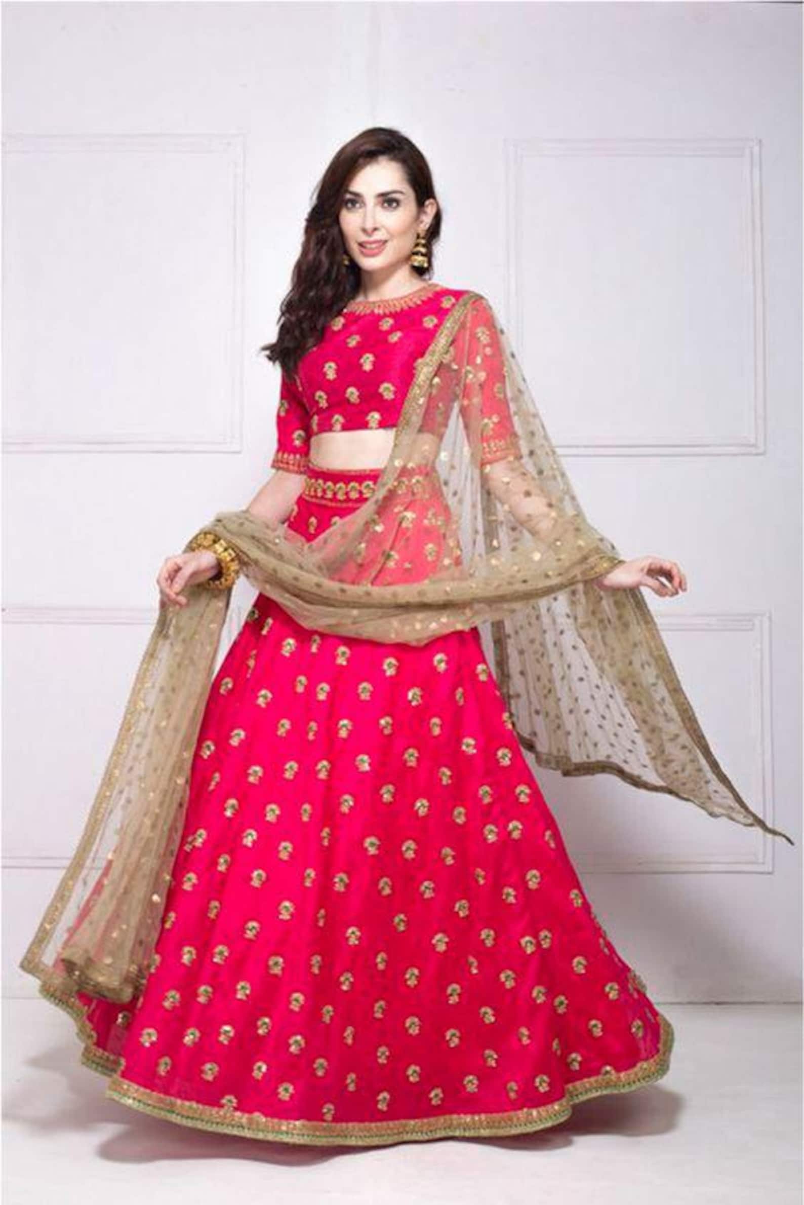 Anarkali Dress Sewing Pattern: Lehenga Choli, Indian Skirt (XS-4XL ...