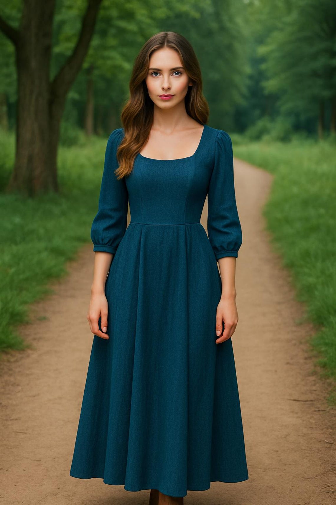 Renaissance Tunic Dress Sewing Pattern: Medieval Viking Gown (PDF ...