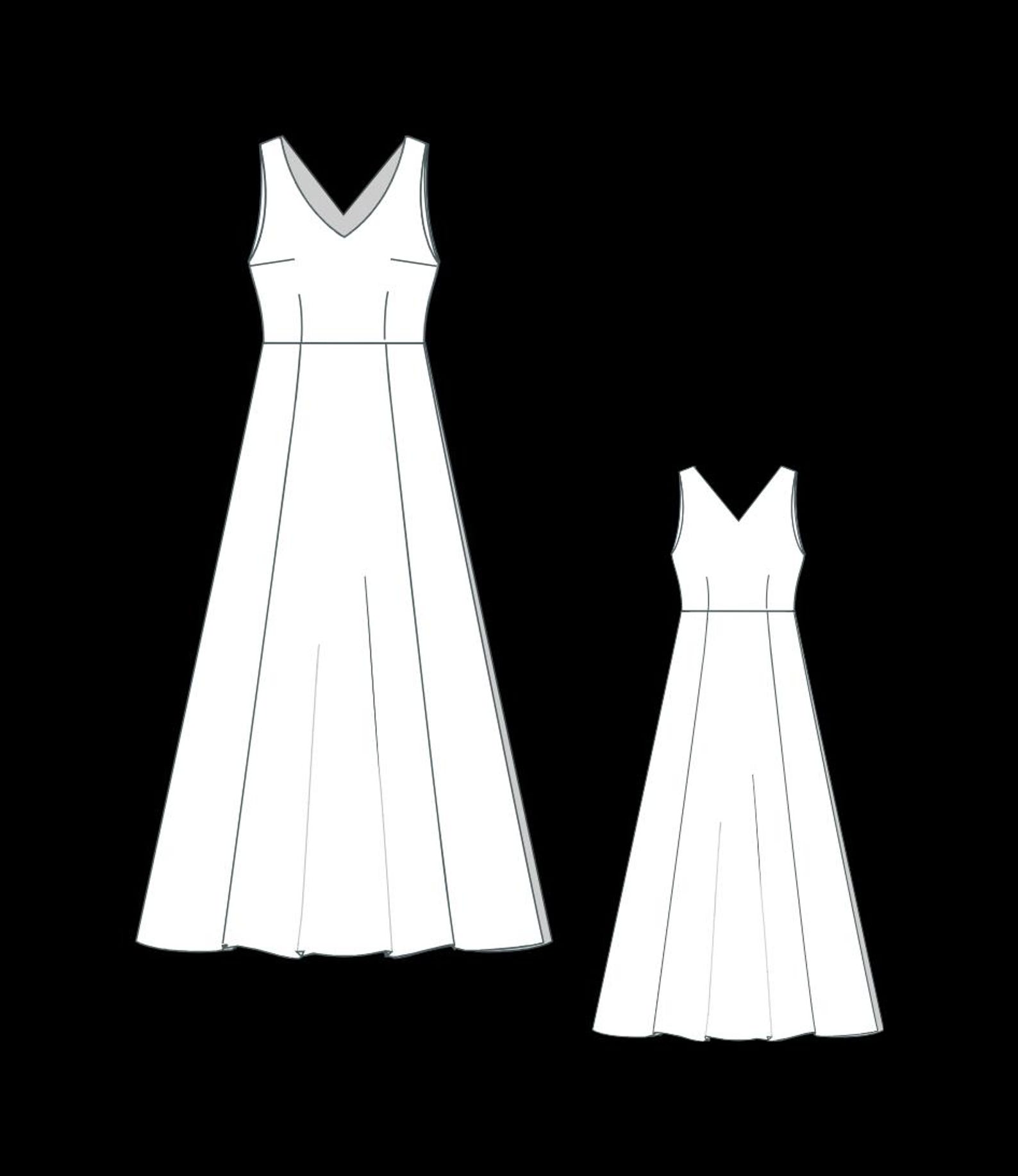 Embroidered Mexican Maxi Dress Sewing Pattern: Boho Floral Fiesta ...