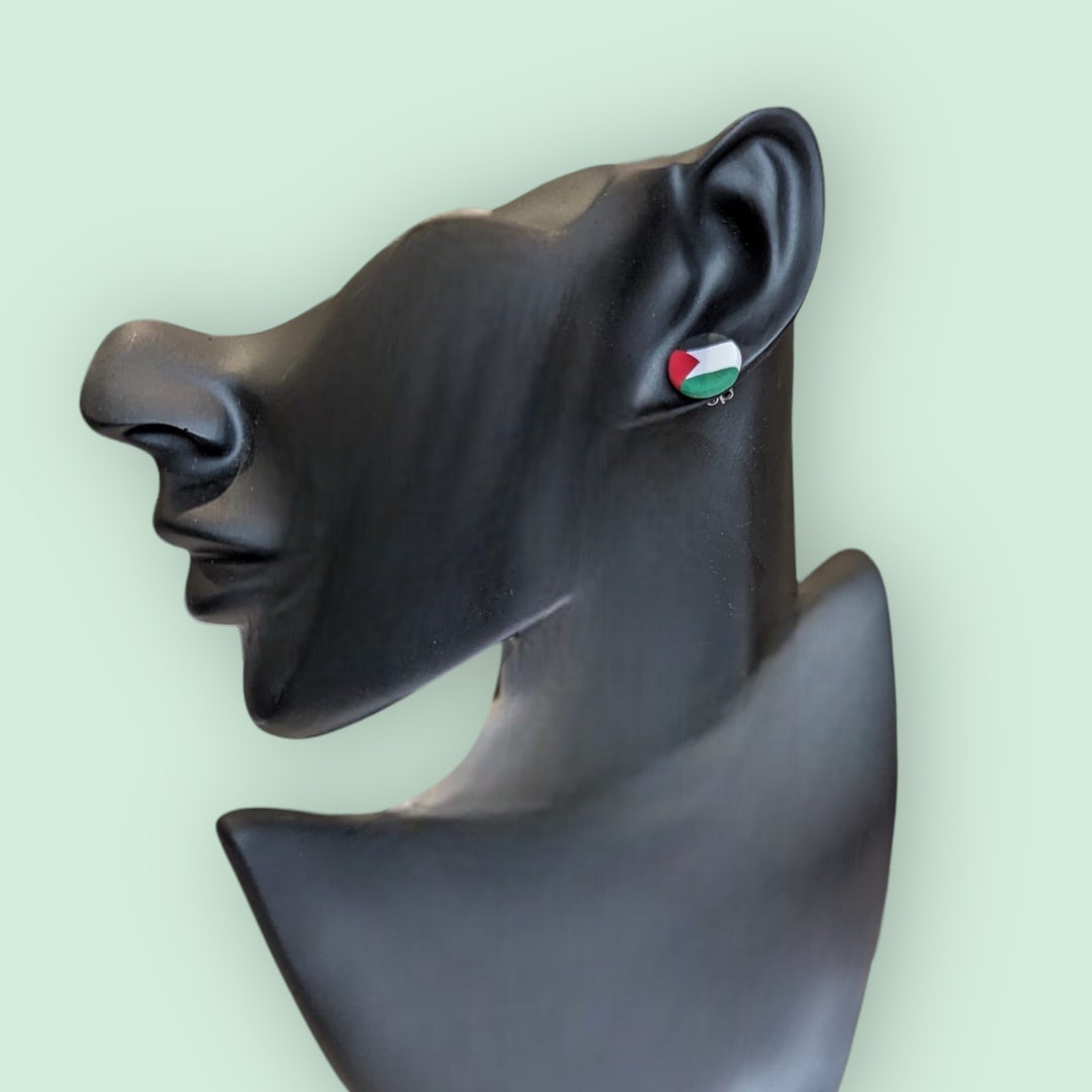 Palestine Flag Studs - Etsy