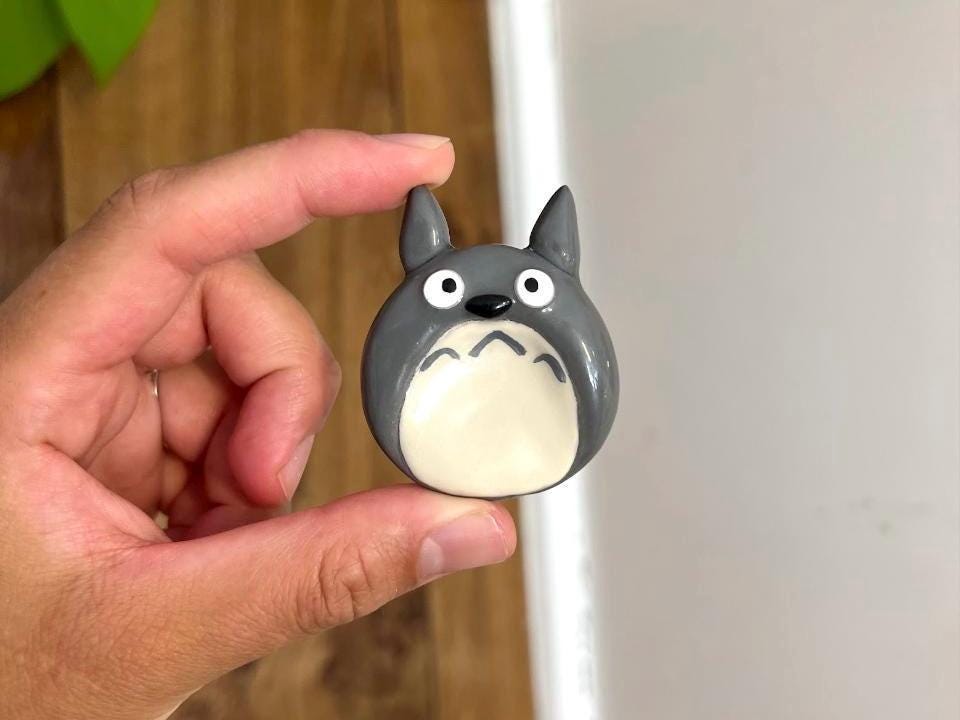 Handmade Ghibli Inspired Worry Stones – Totoro, Calcifer, No-face, Soot ...