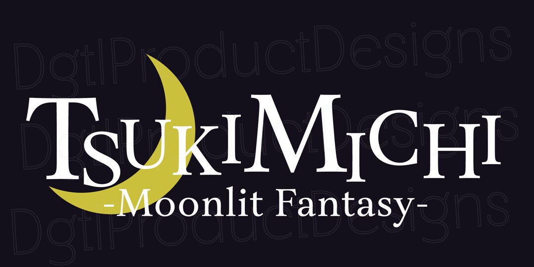 Tsuki Michi Anime Png Logo - Etsy