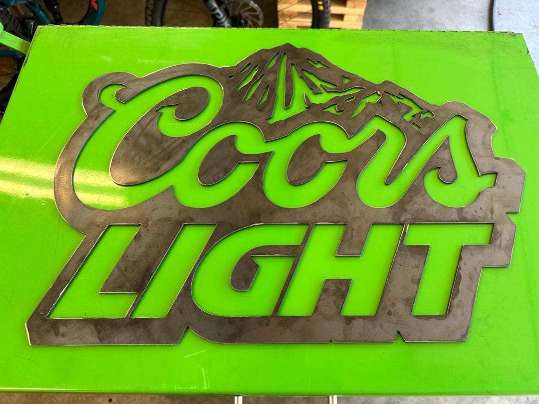Coors Light Metal Sign - Etsy