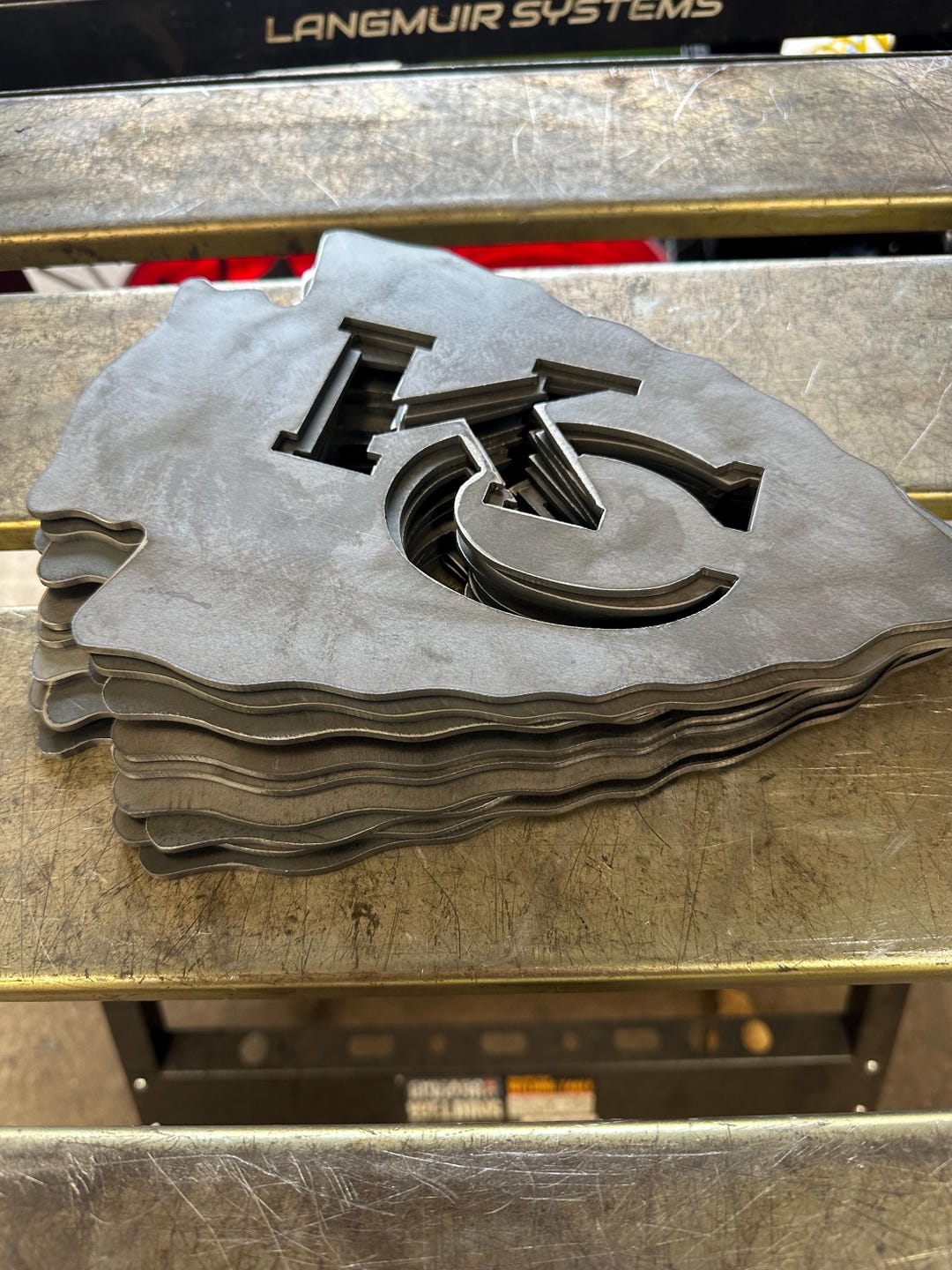 Kansas City Chiefs Metal Sign - Etsy