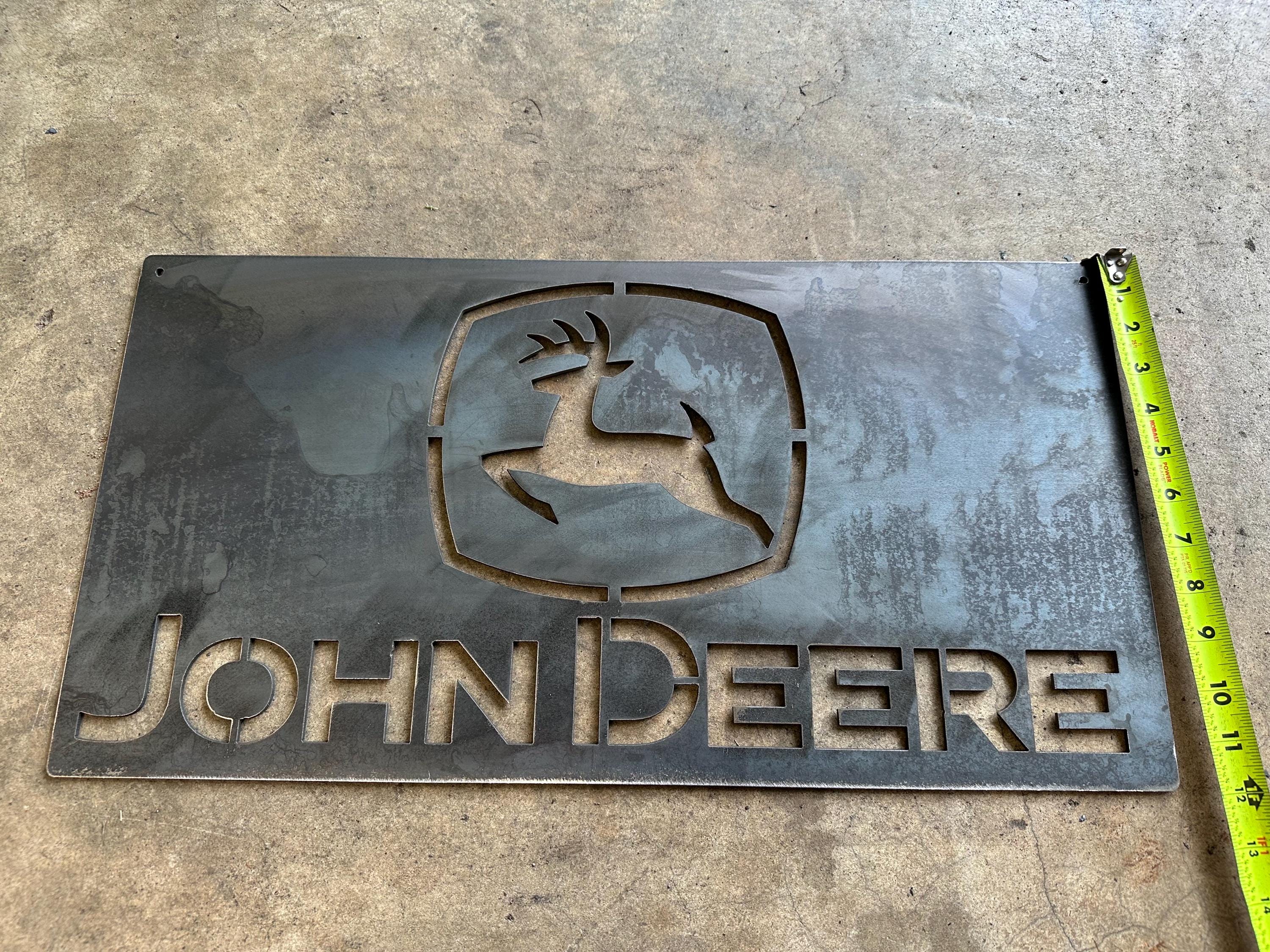 John Deere Metal Sign - Etsy