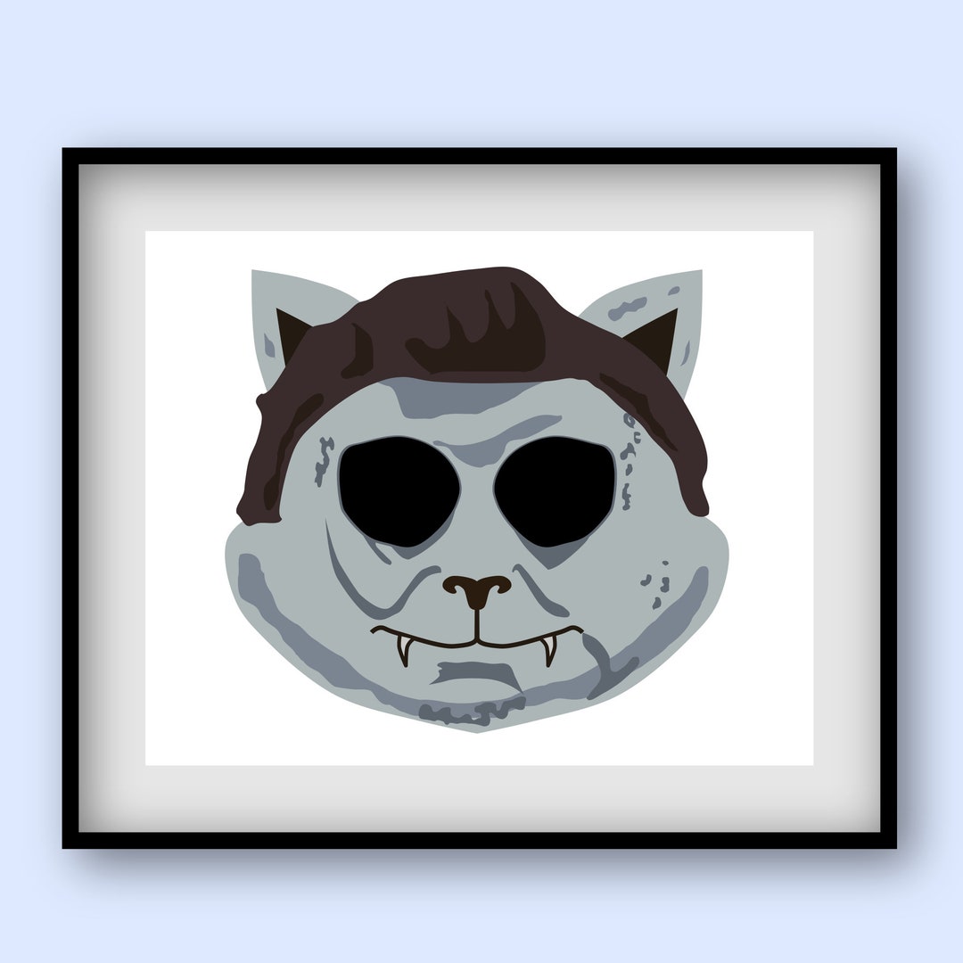Michael Myers Kitty Cat Digital File Download, 80s, Horror Movie ...