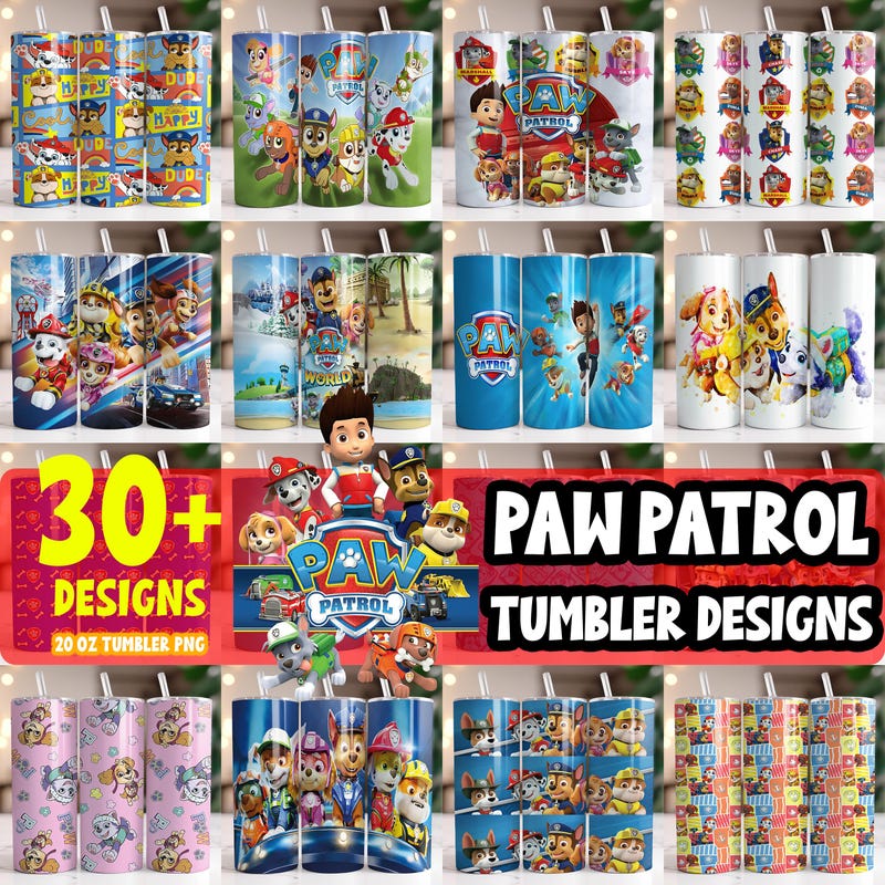 Pawpatrol Digital Print - Etsy