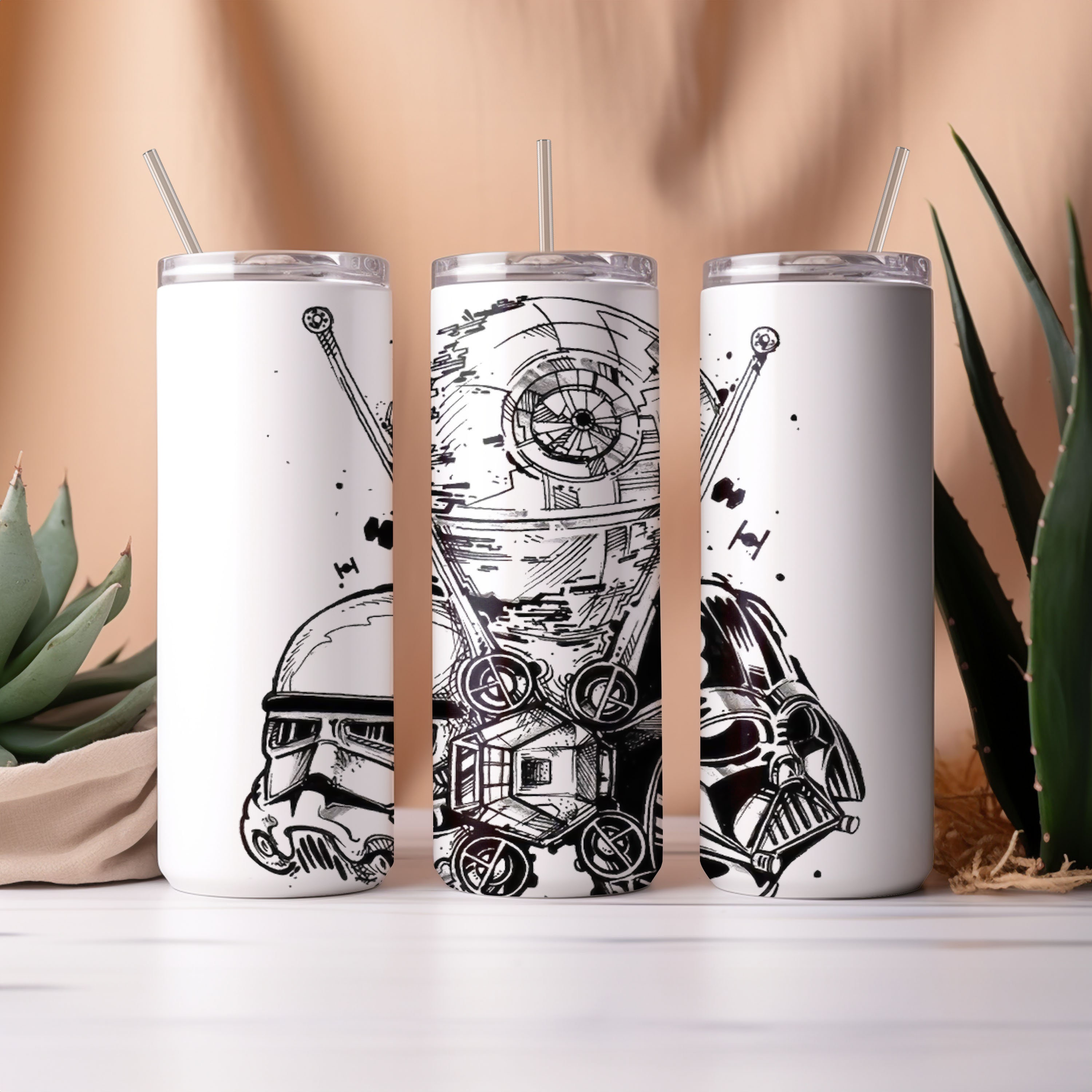 Star Wars Tumbler Wrap Bundle | 20 Oz Star Wars Quencher Tumbler PNG ...