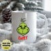 Personalized Grinch Coffee Mug, Merry Grinchmas Gift, 11oz Ceramic Tea ...