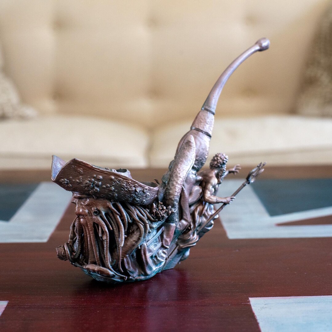 Ocean Devil Decorative Prop Pipe: Nautical Fantasy Art Tribute - Etsy