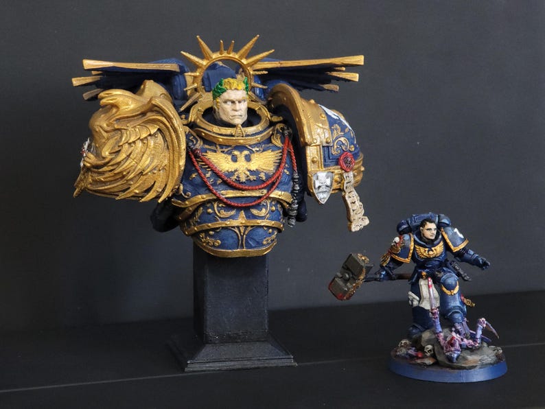 Bust of Loyal Son of Space King and Commander of Space Roman Legions ...