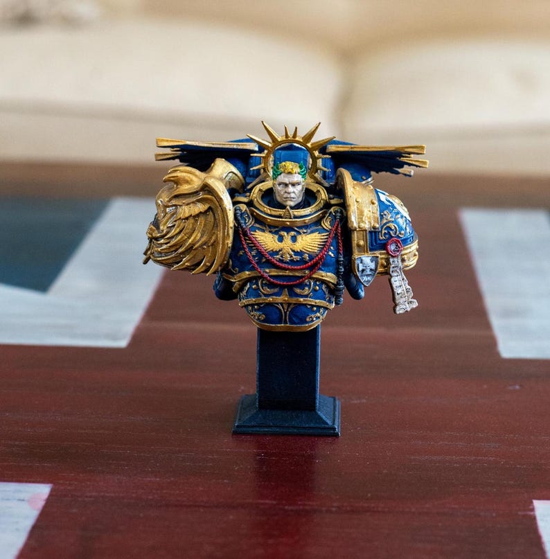 Bust of Loyal Son of Space King and Commander of Space Roman Legions ...