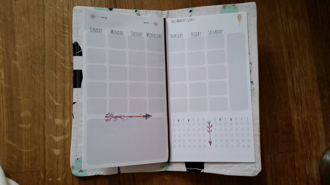 Boho COMPLETE SET Inserts With Horizontal Week-personal Size*midori ...