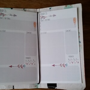 Boho COMPLETE SET Inserts With Horizontal Week-personal Size*midori ...