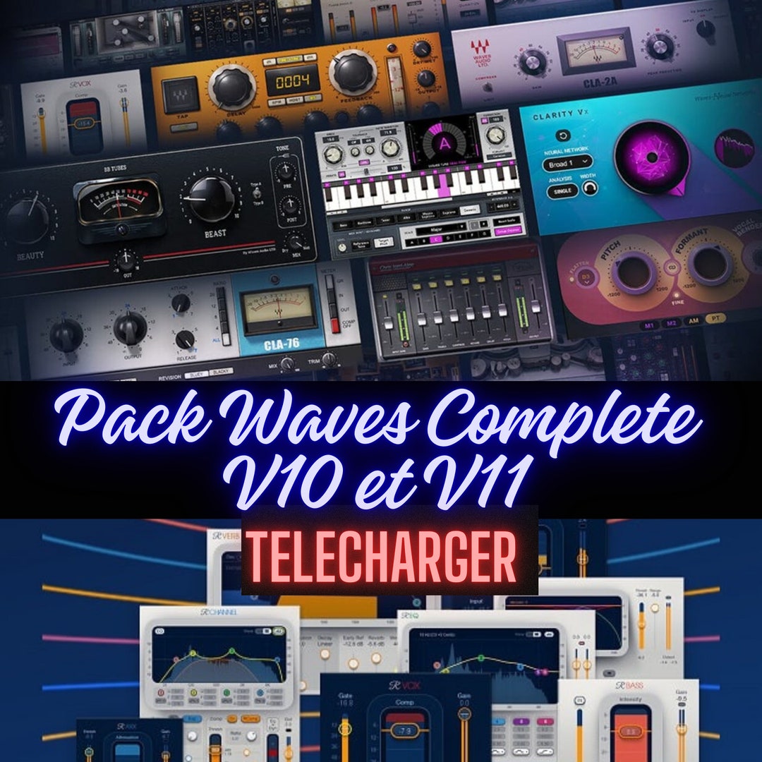 Waves Complete Plugin V10 and V11 / Total Bundle Vst FX, Music ...