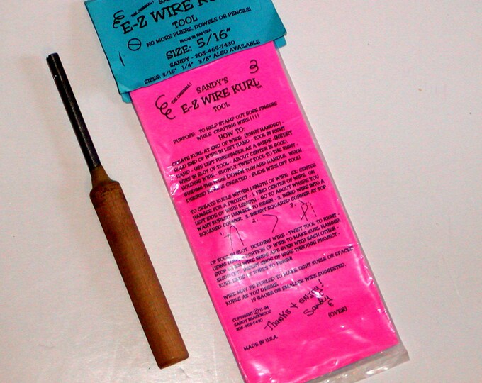 Sandy's E-Z WIRE KURL Tool // Size 5/16 // Wire Curler // Wire Curling ...