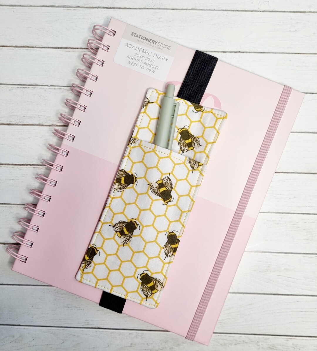 A5 Academic Diary Elastic Pen Holder, to Fit A5 or A4 Diary, Notebook ...