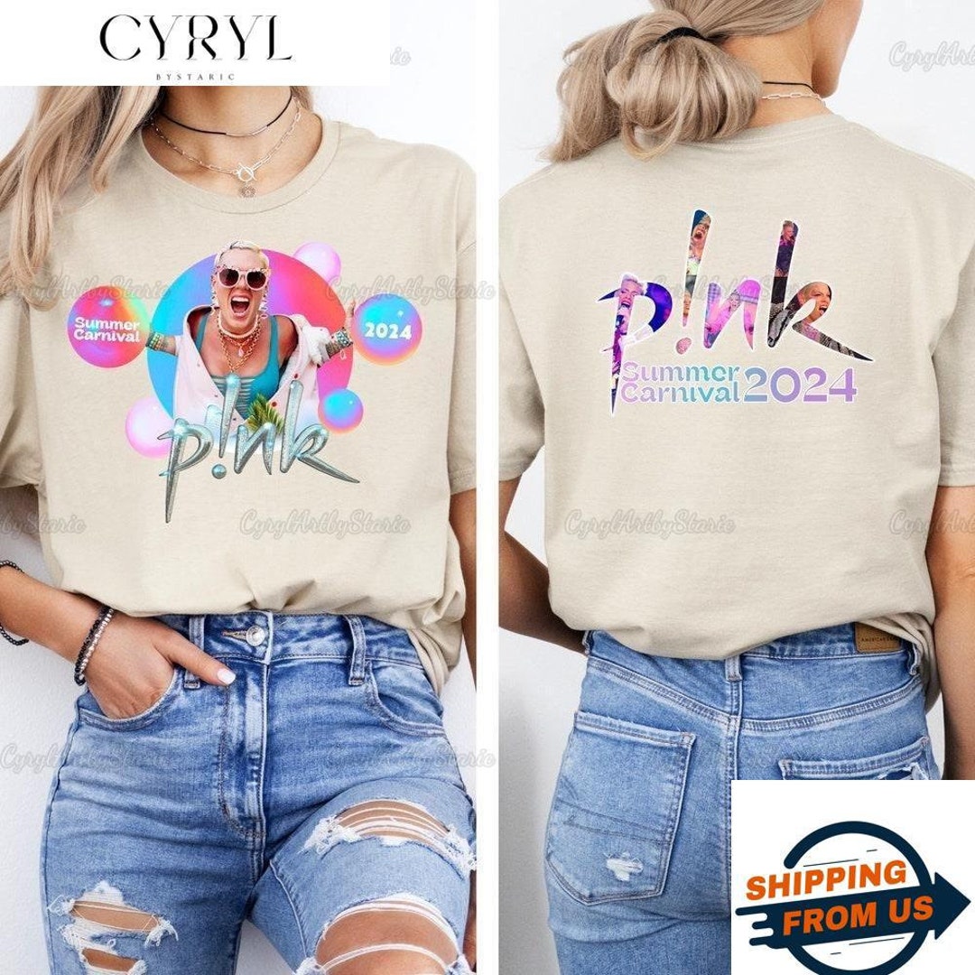 Pink Summer Carnival 2024 Tour Two-sided Shirt, Pink Concert Shirt ...