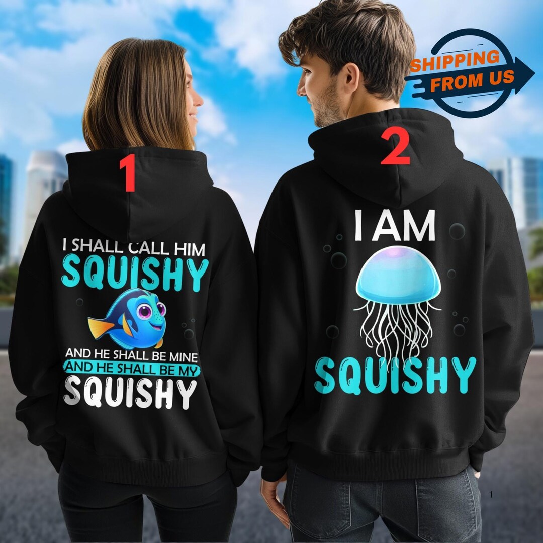 Finding Nemo Couple Hoodie, His and Her Hoodies, Disney Couples Outfits ...