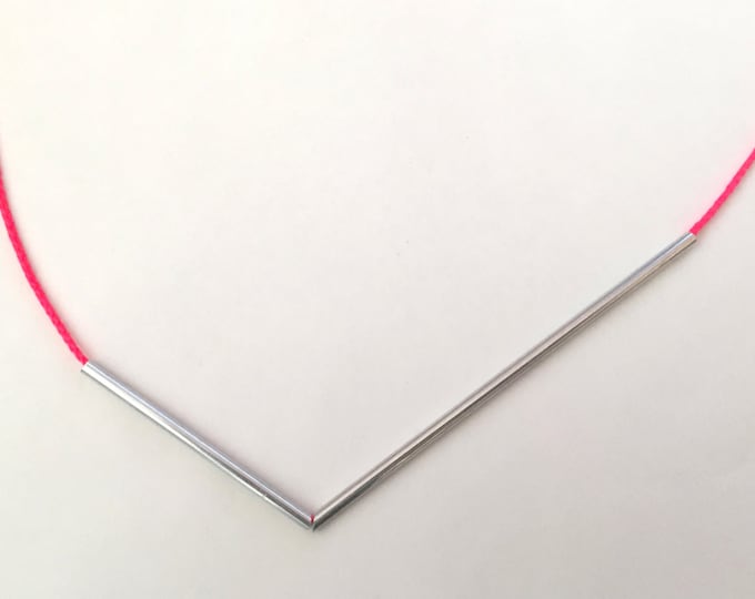 Tube Neon Necklace - Etsy