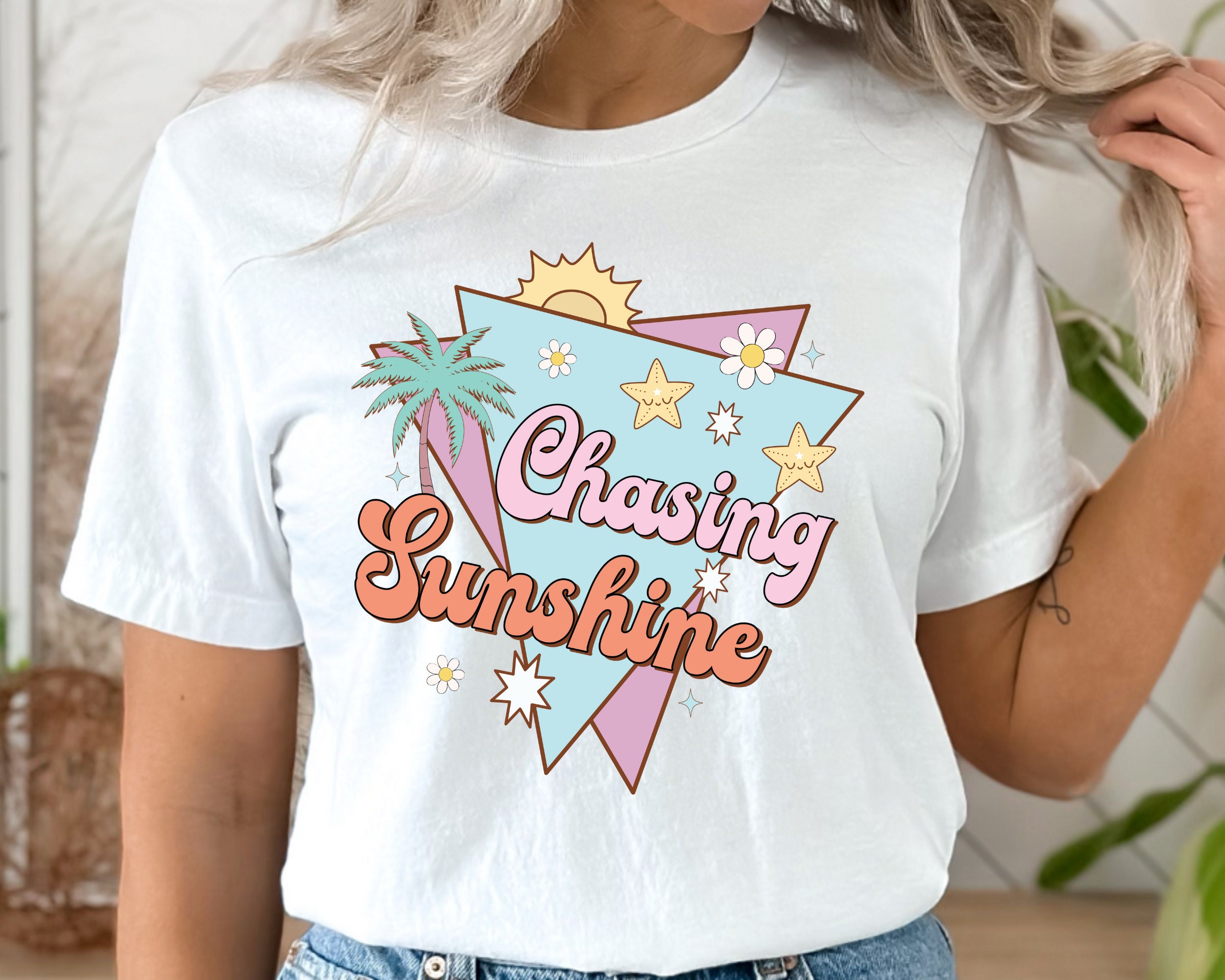 Chasing Sunshine Png, Hello Summer Png, Summer Shirt Sublimation ...