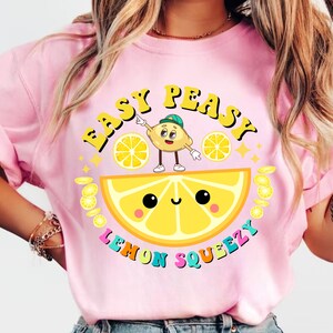 Easy Peasy Lemon Squeezy Png, Hello Summer Png, Summer Shirt ...