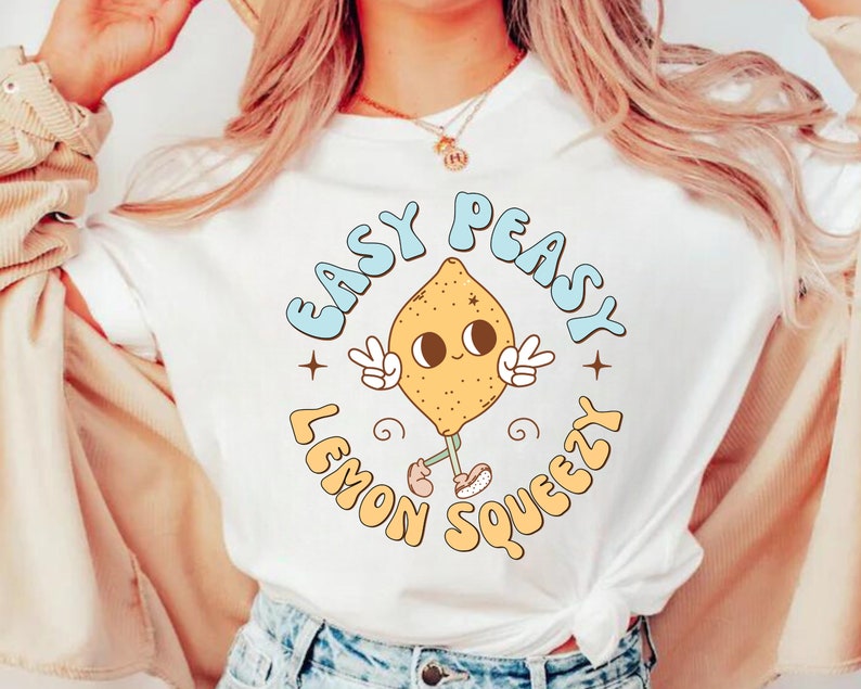 Easy Peasy Lemon Squeezy Png, Hello Summer Png, Summer Shirt ...