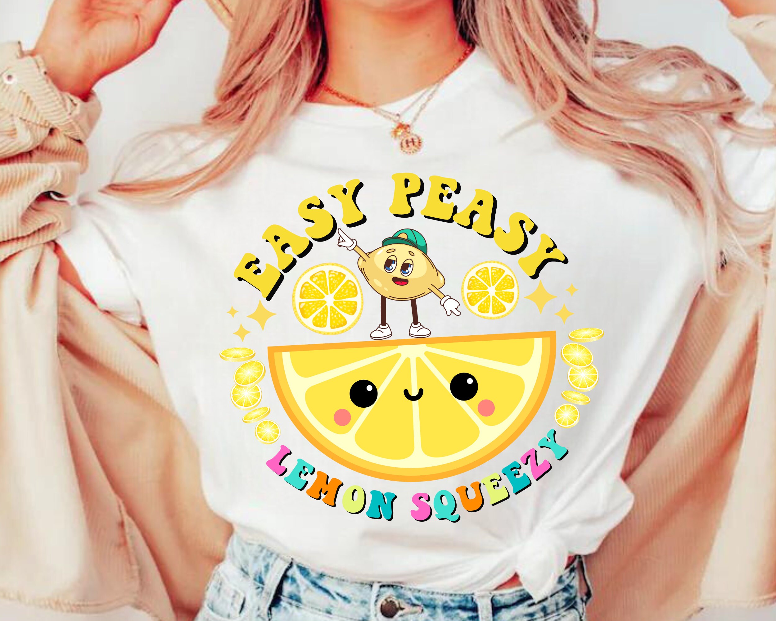 Easy Peasy Lemon Squeezy Png, Hello Summer Png, Summer Shirt ...