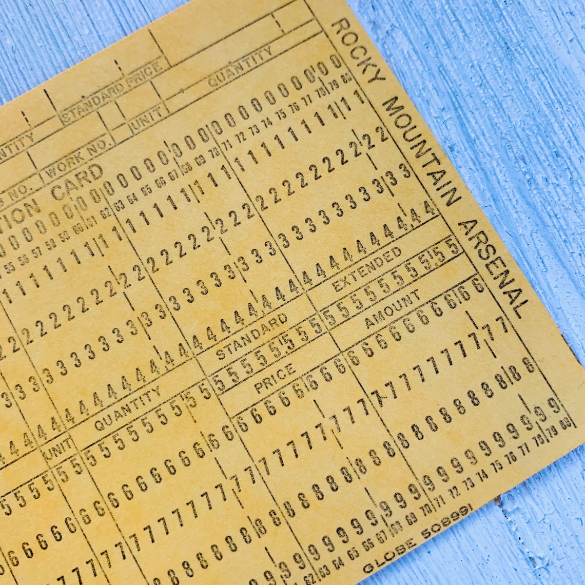 Vintage Computer Punch Card Junk Journal NOS Set of 5 - Etsy