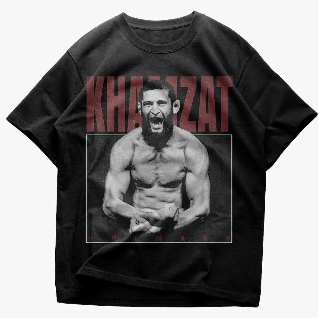 Khamzat Chimaev Shirt Vintage 90s Grapic Mixed Martial Artist Tee ...