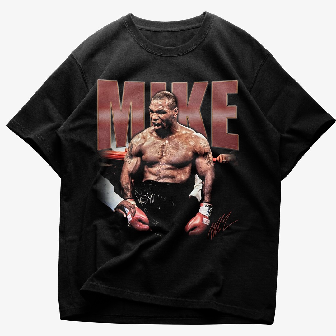 Elegantes T Shirt Mike Tyson Bild