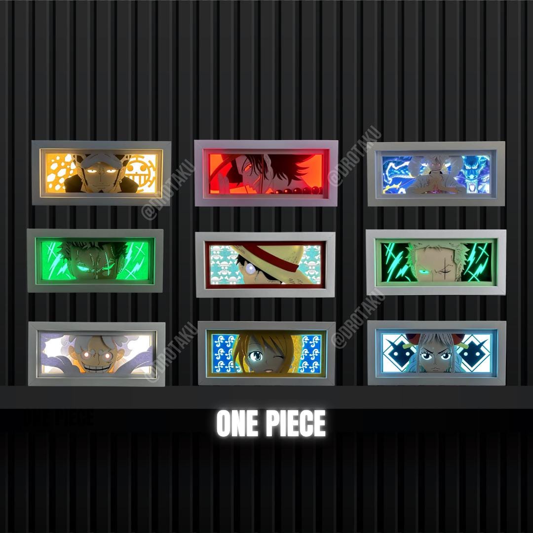 Anime Light Box 3D Anime Desk Lamp Anime RGB Night Light Manga Lightbox ...