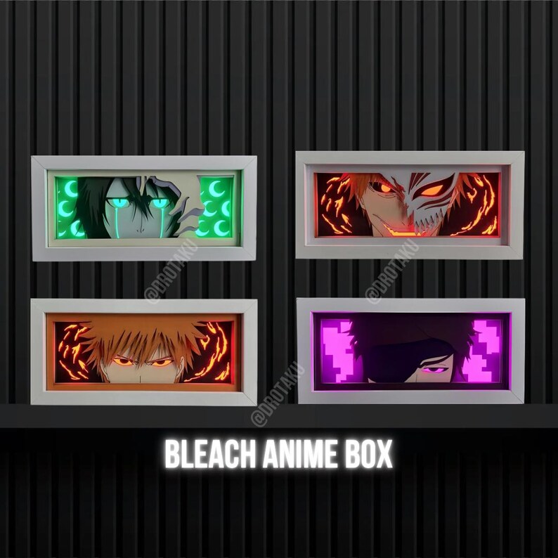 Anime Light Box 3D Anime Desk Lamp Anime RGB Night Light Manga Lightbox ...