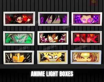Anime Light Box 3D One Punch Man Anime Desk Lamp Anime RGB Night Light ...