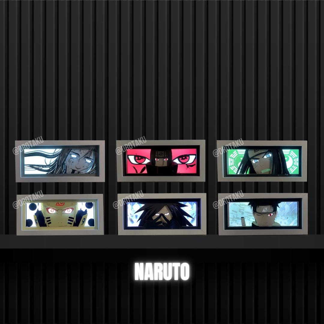 Anime Light Box | Anime Desk Lamp | Anime RGB Night Light | Manga Light ...