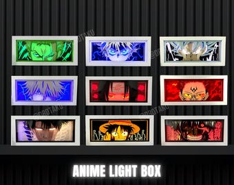 Anime Light Box 3D One Punch Man Anime Desk Lamp Anime RGB Night Light ...
