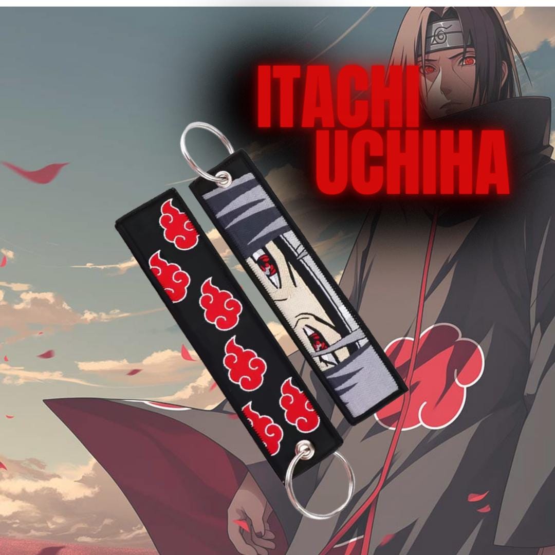 Anime Keychain Itachi Uchiha Keychain Perfect Anime Gift - Etsy