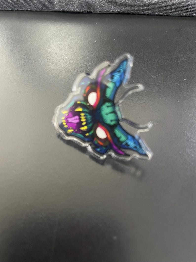 The Alien — Extraterrorestrial Alien Encounter Acrylic Pin - Etsy