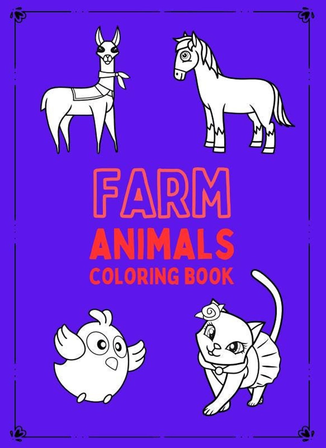 Yuletide Coloring Bliss Coloring Book - Etsy