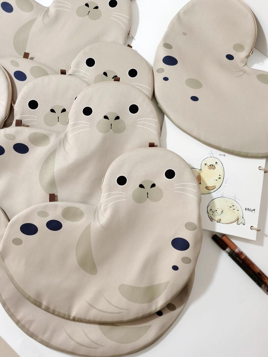 Ocean Series/seal Crossbody Bag Mobile Phone Bag Key Bag Card Bag ...