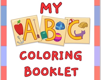 Alphabet Coloring Pages, Educational Activity for Children, Fun ...